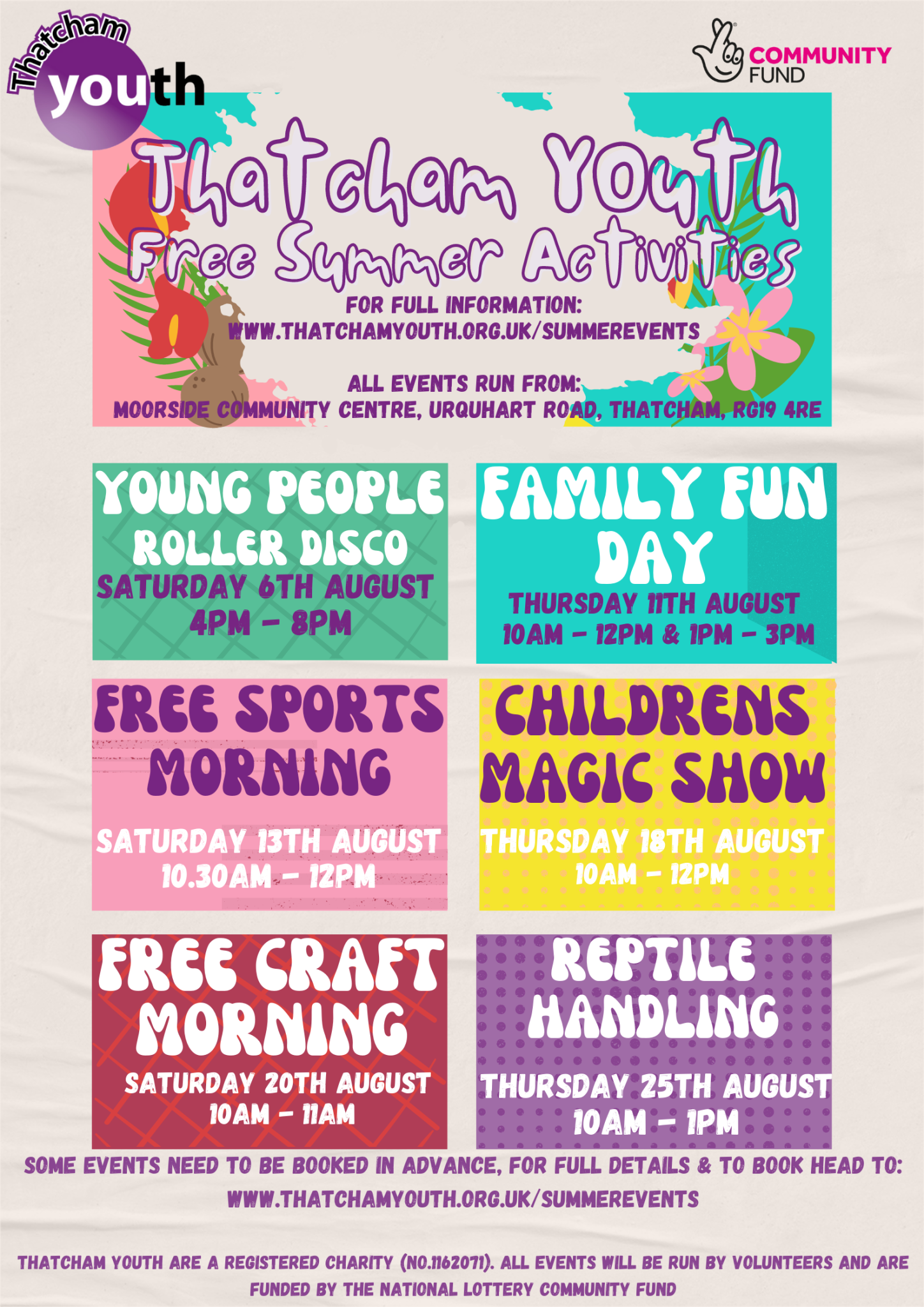 Free Summer Activities - Thatcham Youth
